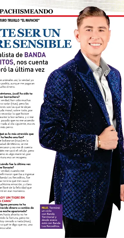 ADMITE SER UN HOMBRE SENSIBLE - PressReader