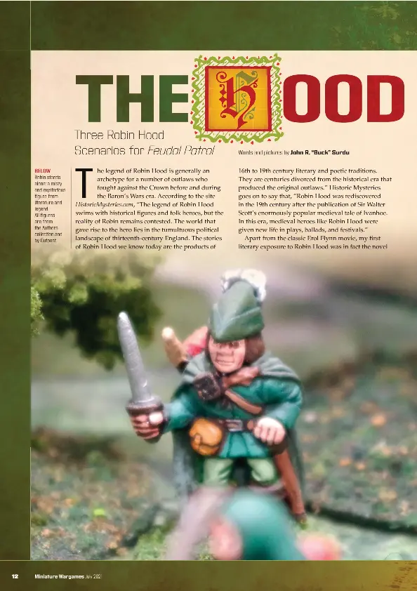 Three Robin Hood Scenarios for Feudal Patrol. - PressReader