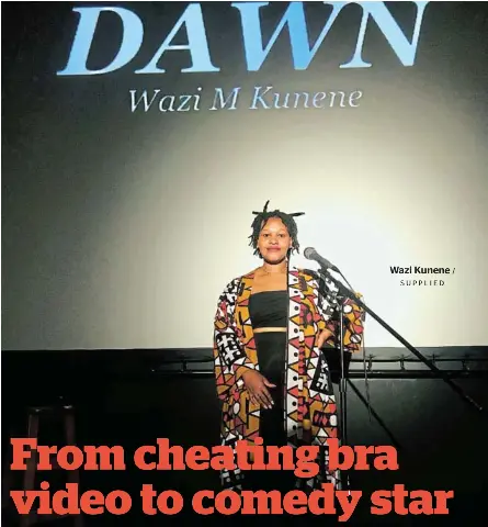 From cheating bra video to comedy star - PressReader