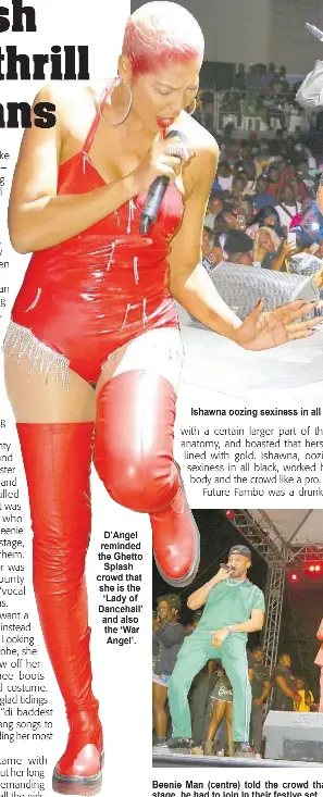 Ghetto Splash performers thrill dancehall fans - PressReader