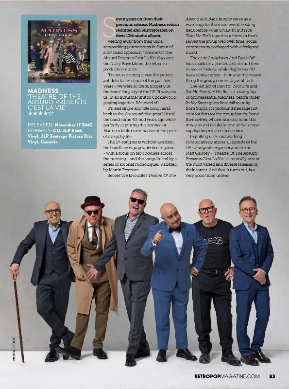 MADNESS ‘THEATRE OF THE ABSURD PRESENTS C’EST LA VIE’ ★★★★★ - PressReader