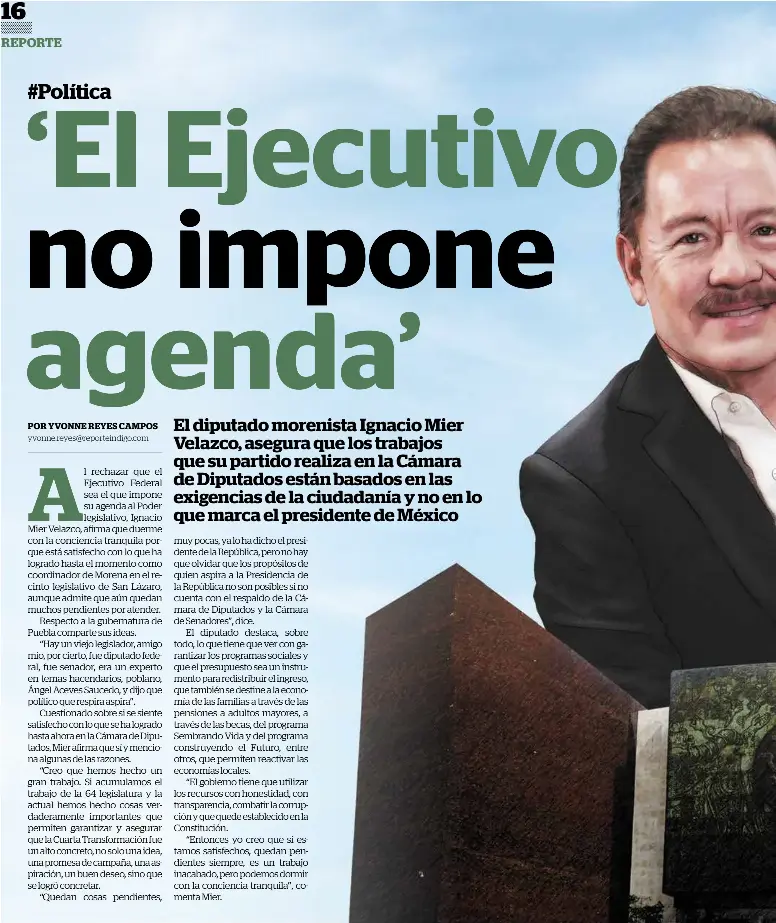‘El Ejecutivo no impone agenda’ - PressReader
