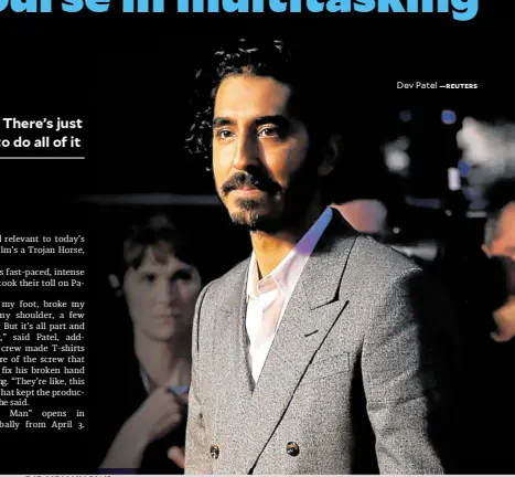 Dev Patel’s debut film ‘Monkey Man’ a crash course in multitaski­ng - PressReader