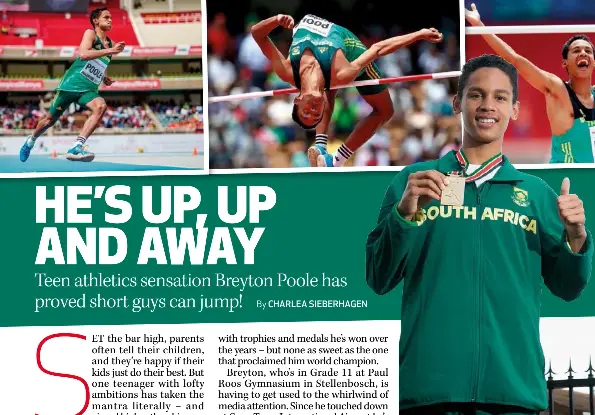 Breyton Poole’s high-jump victory . - PressReader