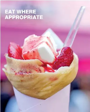 EAT WHERE APPROPRIAT­E - PressReader