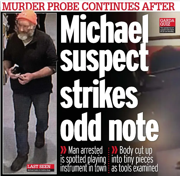 Michael suspect strikes odd note - PressReader