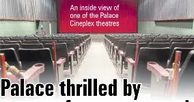 Palace thrilled by return of actors to work - PressReader