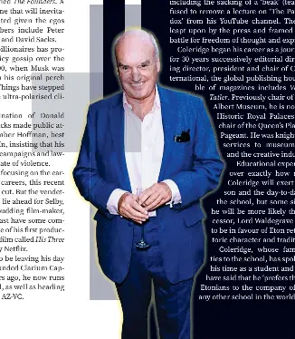 SIR NICHOLAS COLERIDGE - PressReader