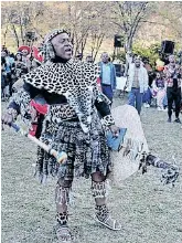 Sandile Zungu’s wedding sees celebratio­n of Zulu tradition - PressReader