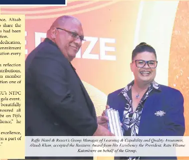 Raffe Earns a Spot in the Excellence Awards - PressReader