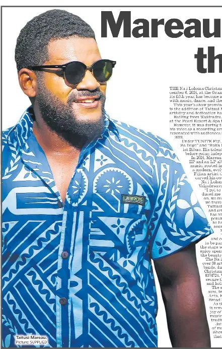 Mareau to take the stage - PressReader