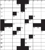 THOMAS JOSEPH CROSSWORD - PressReader