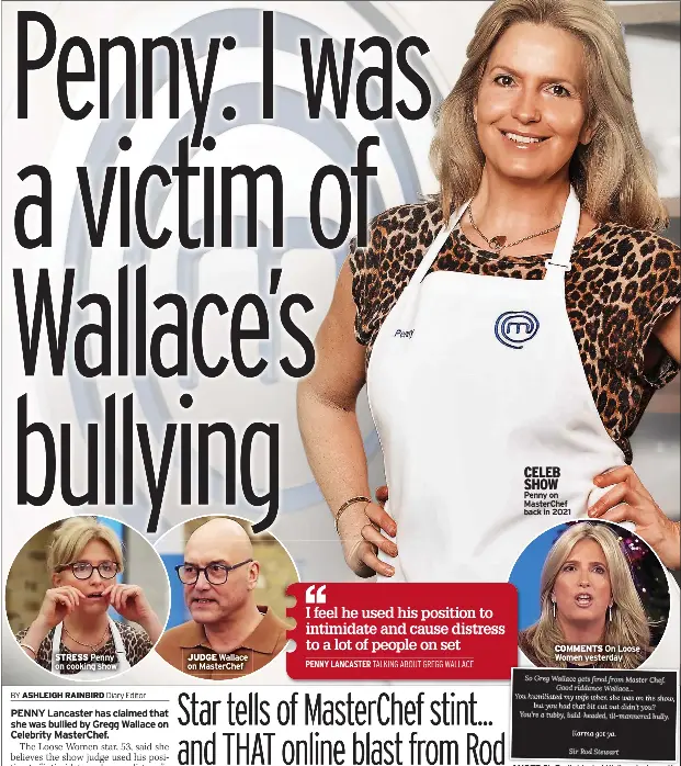 Penny: I was a victim of Wallace’s bullying - PressReader