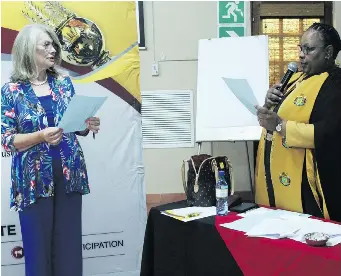 Desiree van der Walt nuwe lid van wetgewer - PressReader