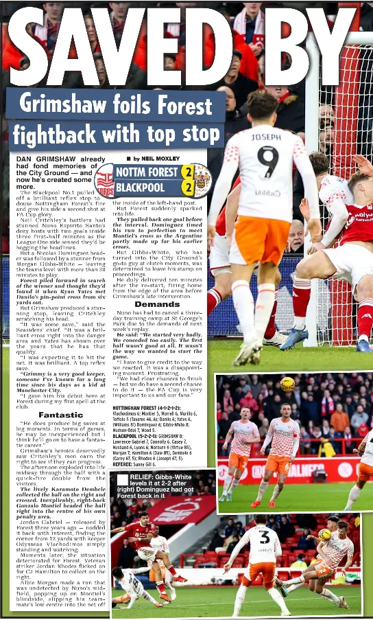 SAVED BY Grimshaw foils for est fightback with top stop - PressReader