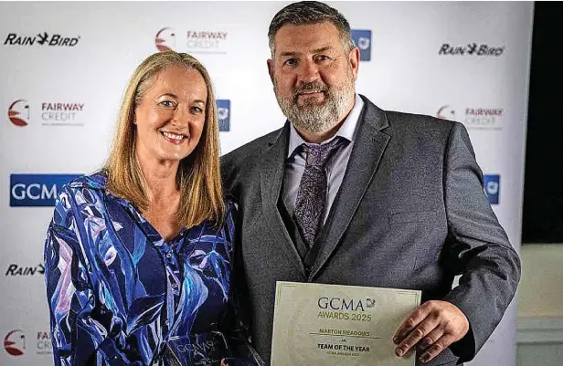 Top team award goes to Marton Meadows - PressReader