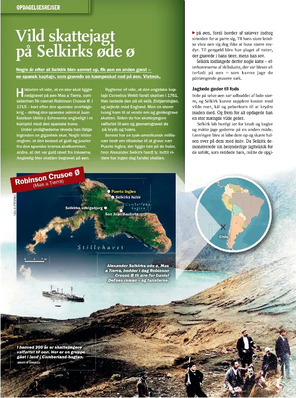 Vild skattejagt på Selkirks øde ø - PressReader