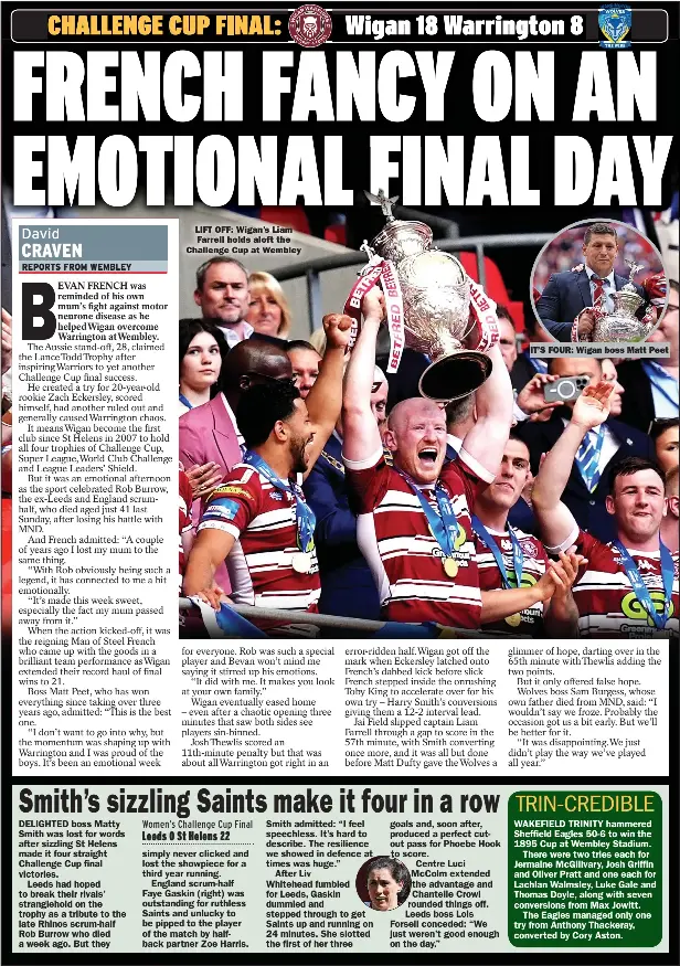 FRENCH FANCY ON AN EMOTIONAL FINAL DAY - PressReader