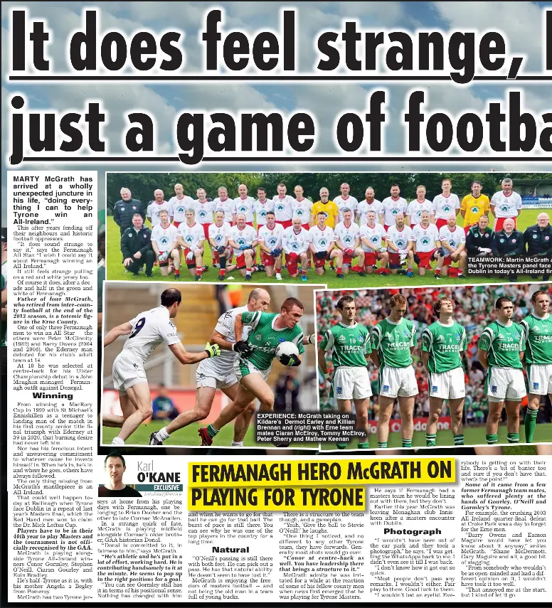 It does feel strange, but just a game of football - PressReader