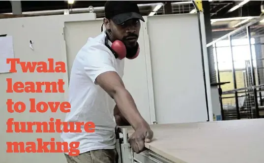 Twala learnt to love furniture making - PressReader