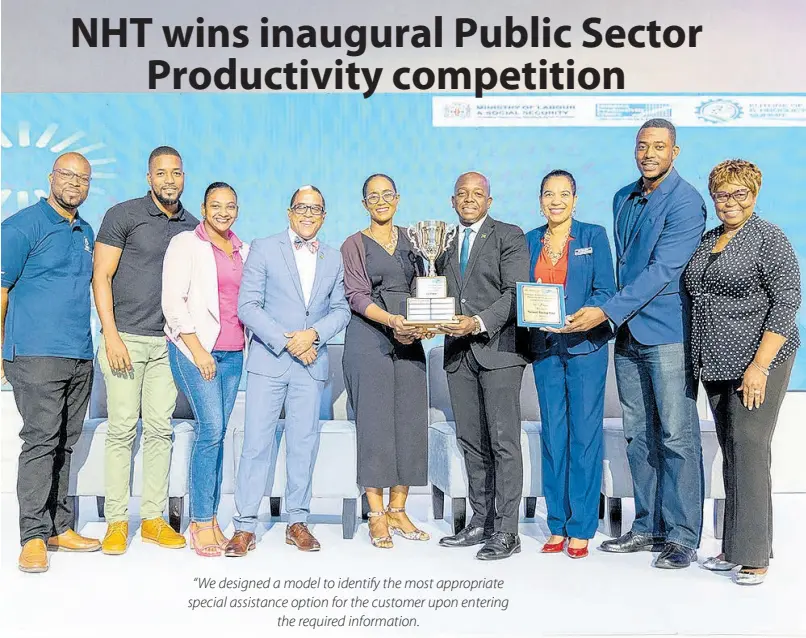 NHT wins inaugural Public Sector Productivi­ty competitio­n - PressReader