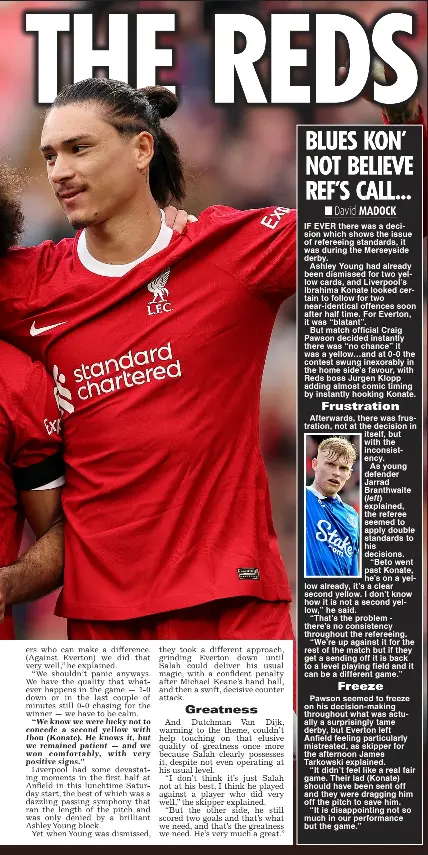 THE REDS BLUES KON’ not BELIEVE REF’S CALL... - PressReader