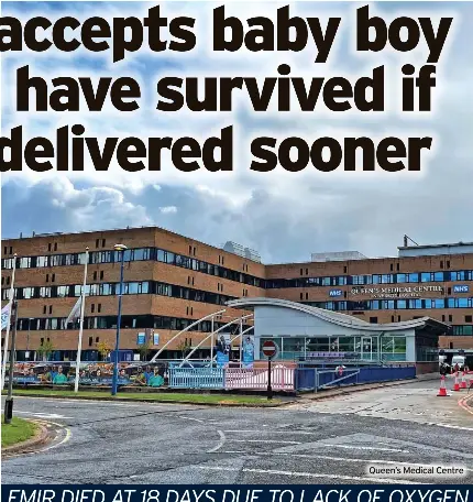 NUH accepts baby boy would have survived if QMC delivered sooner ...