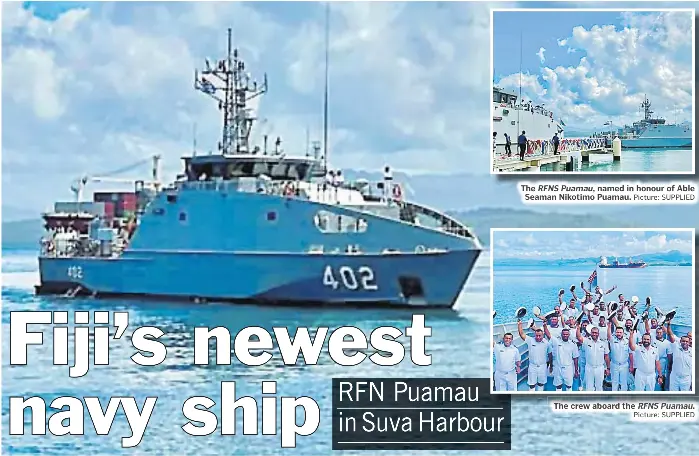 Fiji’s newest navy ship - PressReader