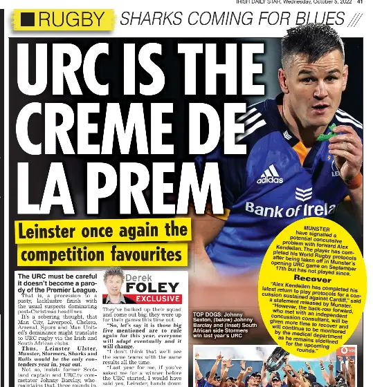 URC IS THE CREME DE LA PREM - PressReader