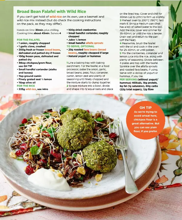 Broad Bean Falafel with Wild Rice - PressReader