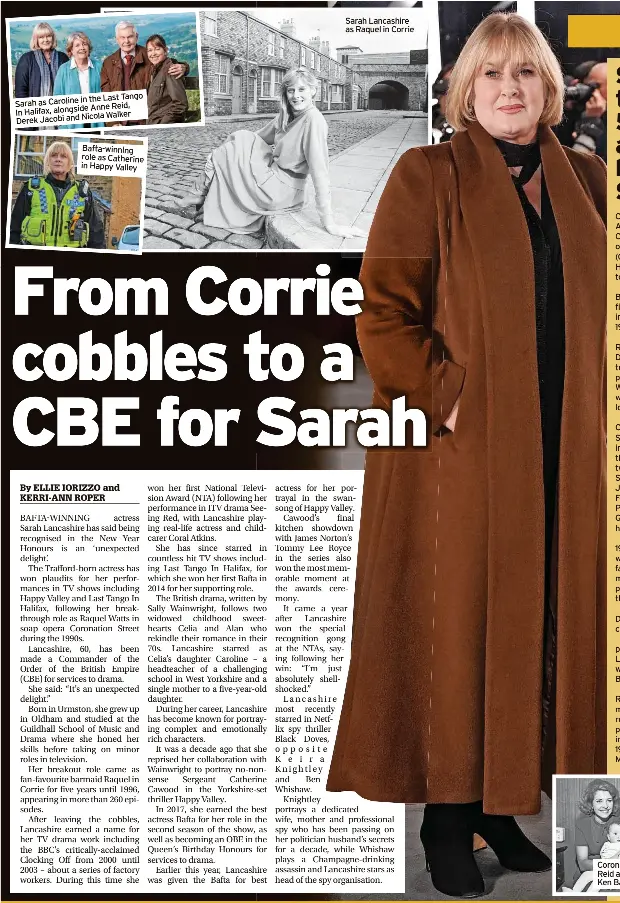 From Corrie cobbles to a CBE for Sarah - PressReader