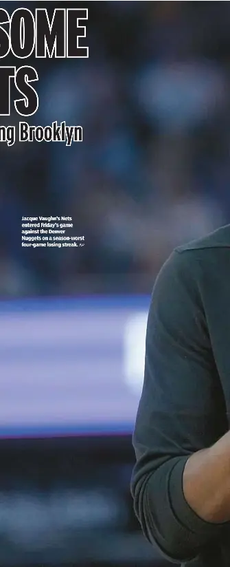 NETS NEED SOME FRESH STARTS - PressReader