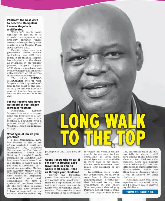 LONG WALK TO THE TOP - PressReader