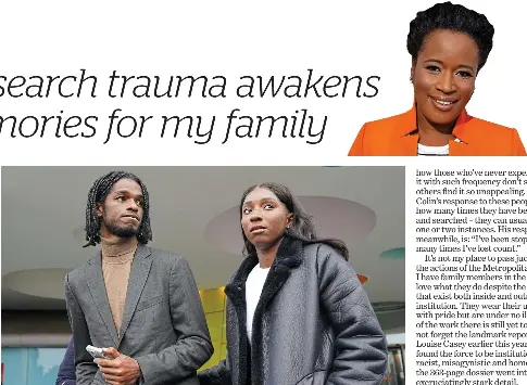 Stop and search trauma awakens bitter memories for my family - PressReader