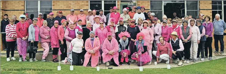 Sea of pink takes over the greens at Finley club - PressReader