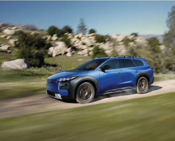 Subaru confirms new all-elect including the new Subaru Unc - PressReader