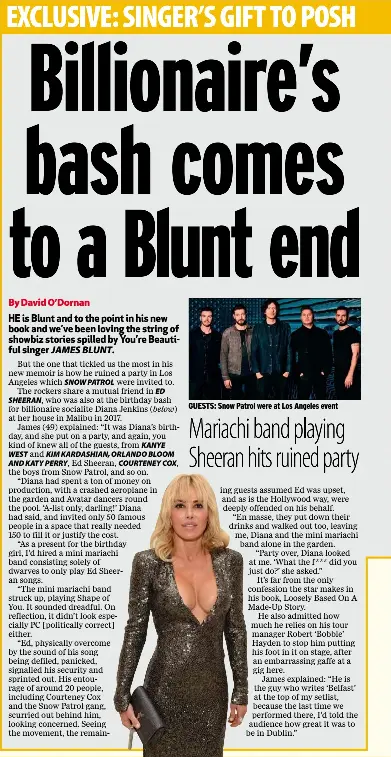 Billionair­e’s bash comes to a Blunt end - PressReader