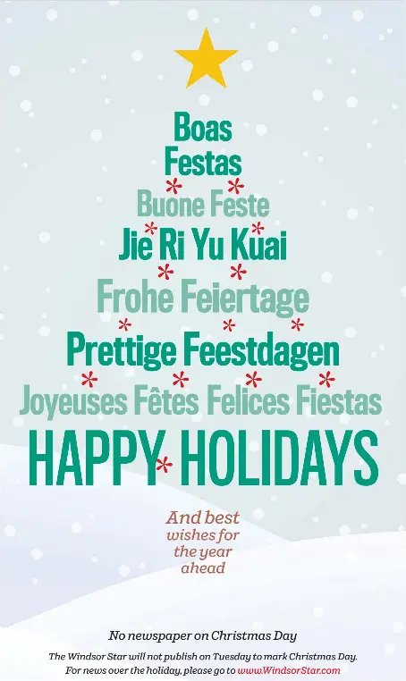 HAPPY* HOLIDAYS - PressReader