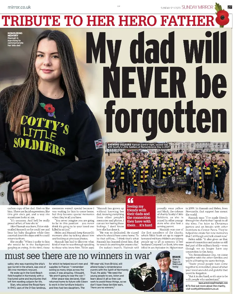 My dad will NEVER be forgotten - PressReader