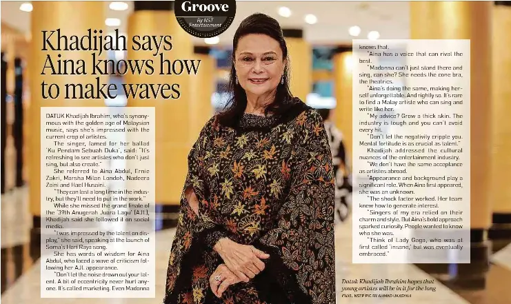 Khadijah says Aina knows how to make waves - PressReader