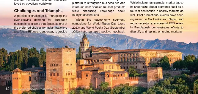 Spain offers a tapestry of delightful experience­s for Indian travellers - PressReader