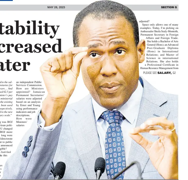 Accountabi­lity first, increased salary later - PressReader