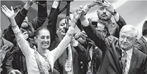 Claudia Sheinbaum hace historia como la primera presidenta de México - PressReader