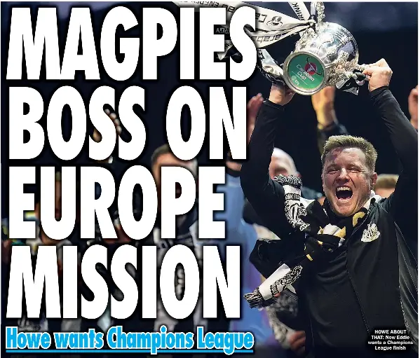 MAGPIES BOSS ON EUROPE MISSION - PressReader