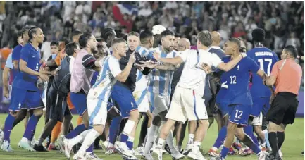 France win over Argentina sparks ugly scenes in Olympic grudge match - PressReader