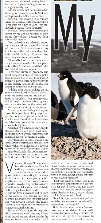 EXCLUSIVE: TV My FILM-MAKER INSPIRED BY SIR DAVID wild queens - PressReader