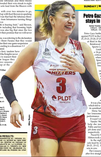 Petro Gazz stops PLDT, stays in third place - PressReader