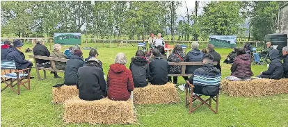 Creative Veterans stage drama at Kippen farm - PressReader