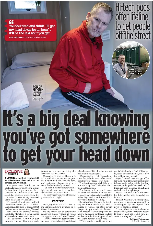 It’s a big deal knowing you’ve got somewhere to get your head down - PressReader