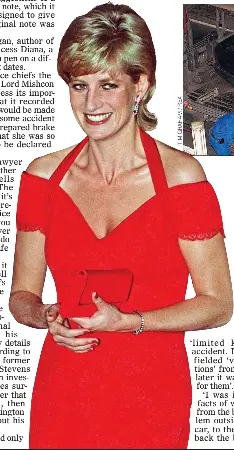 Why didn’t Scotland Yard share note on Diana’s fear she’d die in a ...